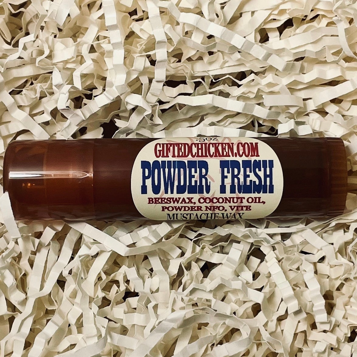 Powder Fresh Mustache Wax | Gifted Chicken